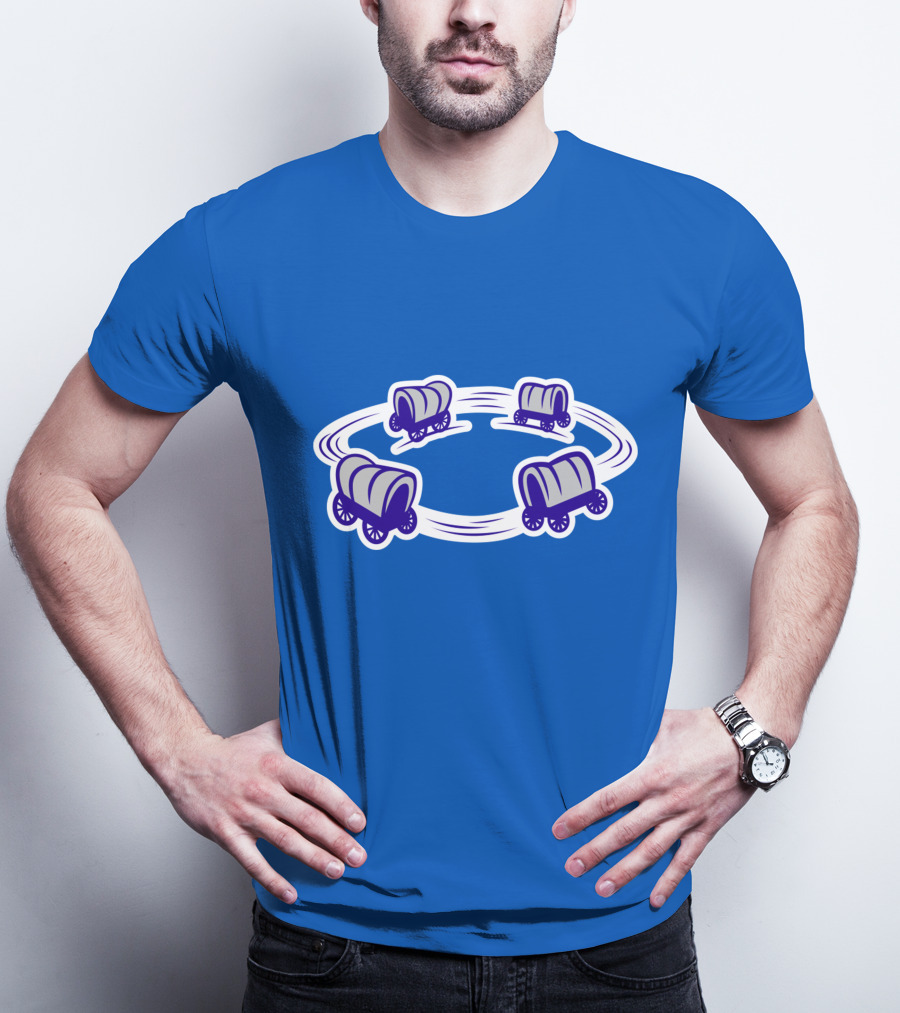 Circle The Wagons Buffalo Football Team Inspired Concept T-Shirt