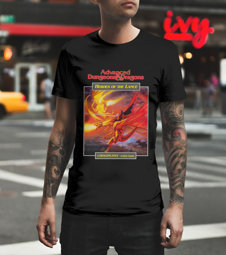 Advanced Dungeons And Dragons Heroes Of The Lance Dragonlance Action Game T-Shirt