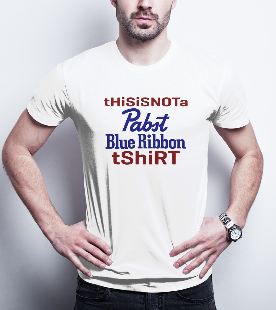 THiSiSNOTa Pabst Blue Ribbon TShiRT T-Shirt