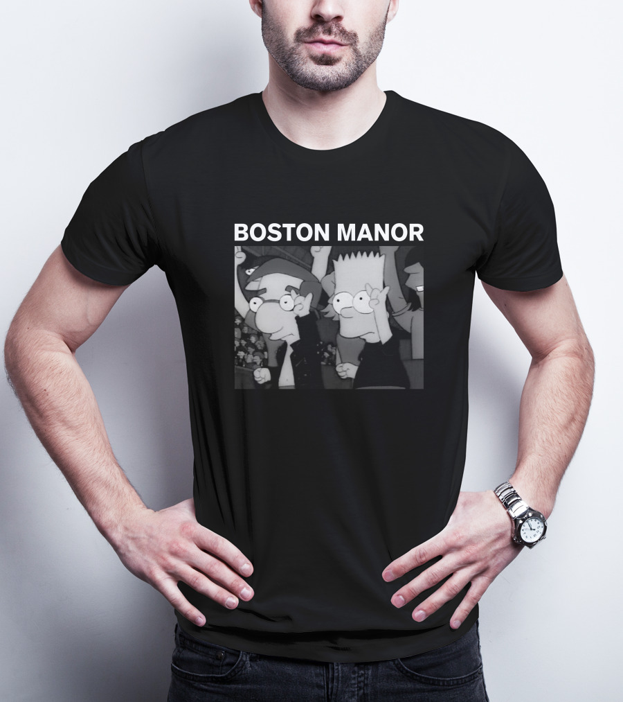 Boston Manor Simpsons Rock And Roll Band Inspired T-Shirt