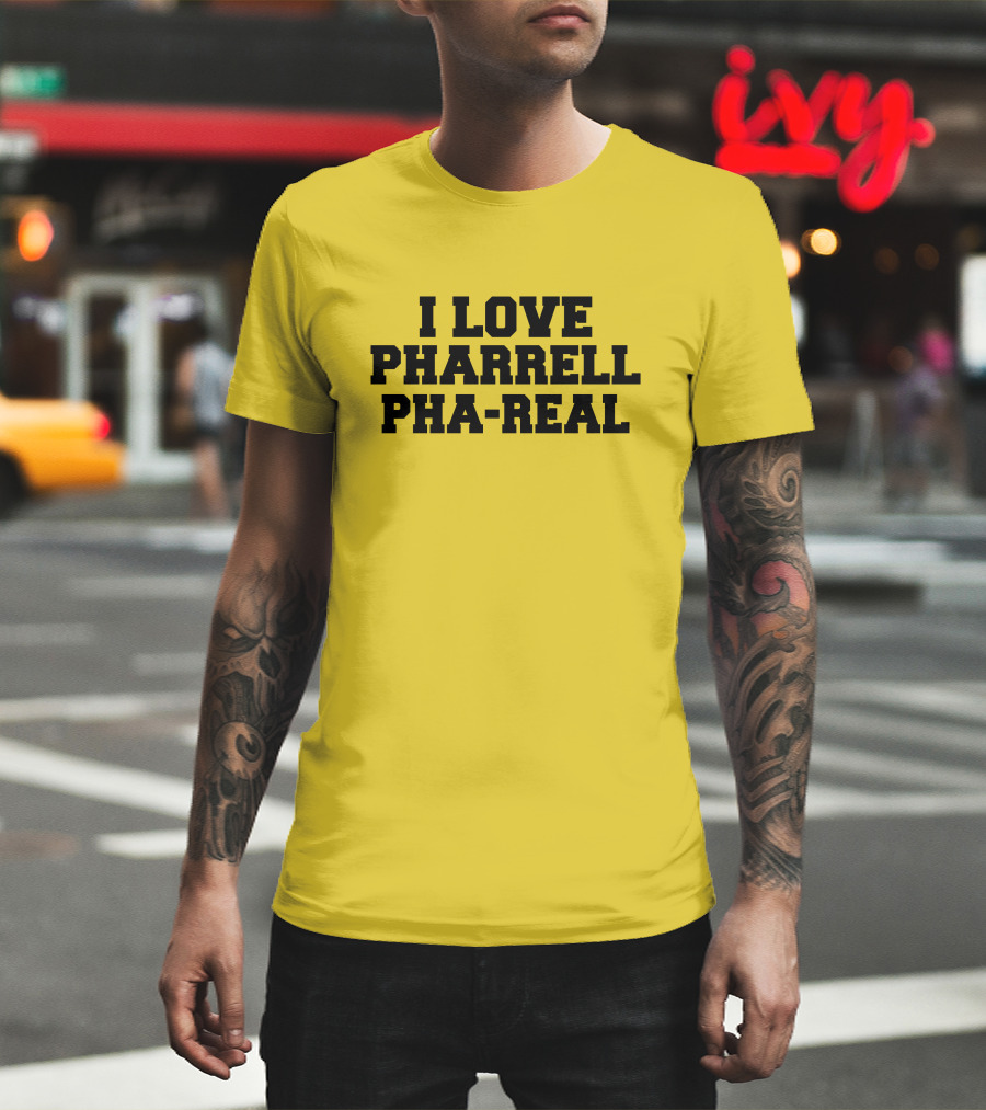 I Love Pharrell Pha-Real The Neptunes Marc Goldstein T-Shirt