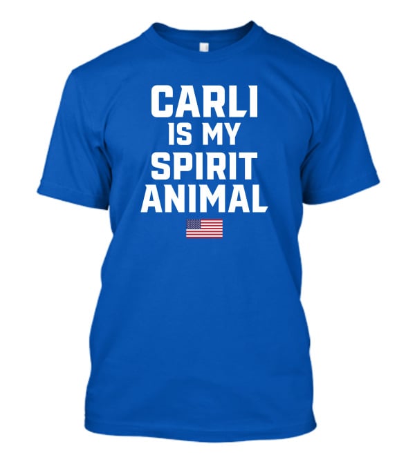 CARLI IS MY SPIRIT ANIMAL AMERICAN FLAG T-Shirt
