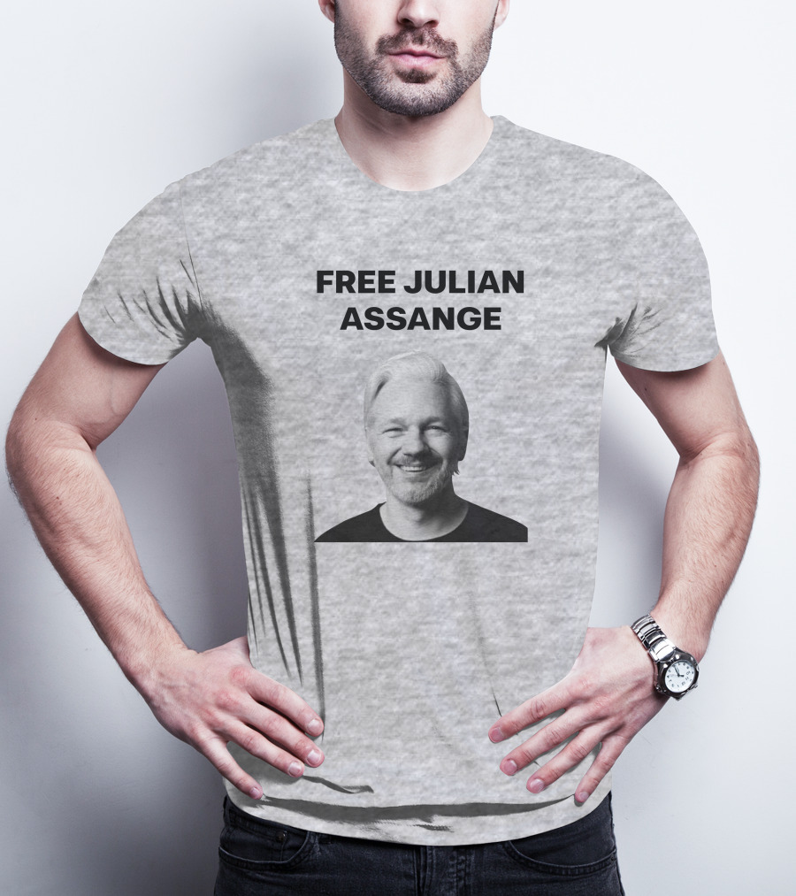 Free Julian Assange WikiLeaks Shop T-Shirt