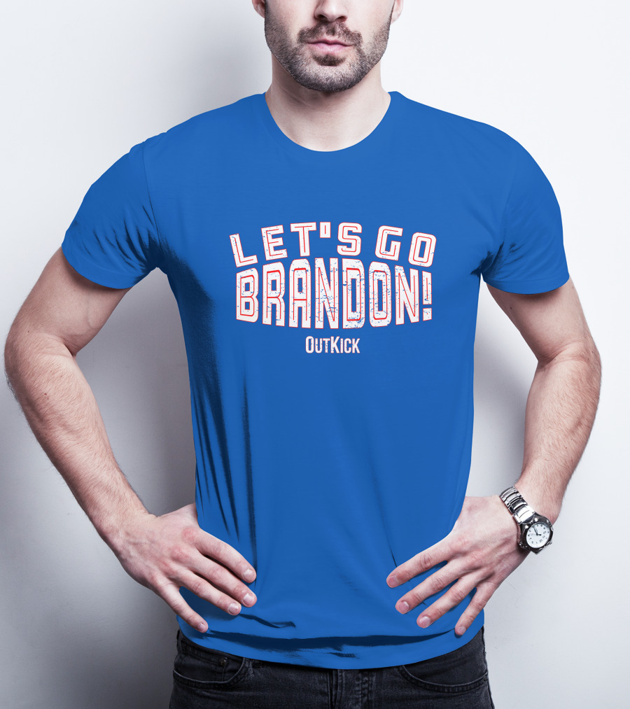 Outkick Let's Go Brandon Lay Travis T-Shirt