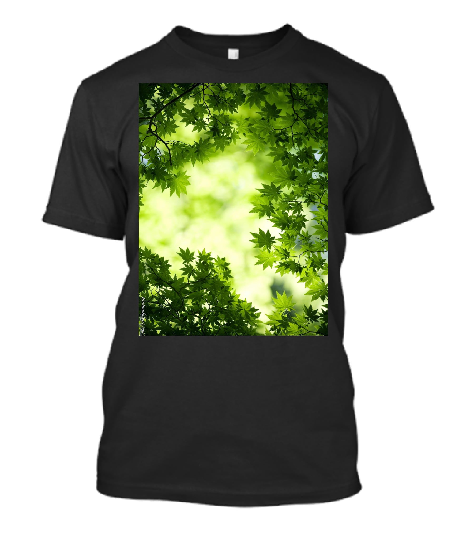 Short Lush Green Canopy Leaves T-Shirt