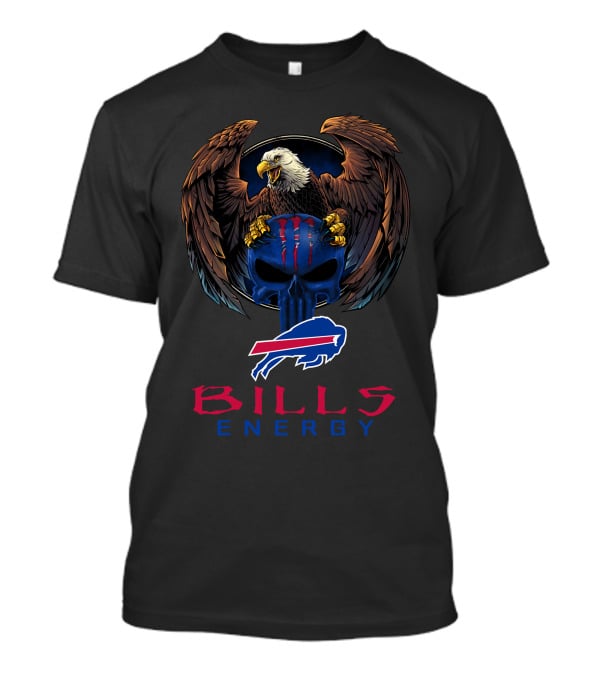 Bills Energy Buffalo Bills Eagle Skull T-Shirt