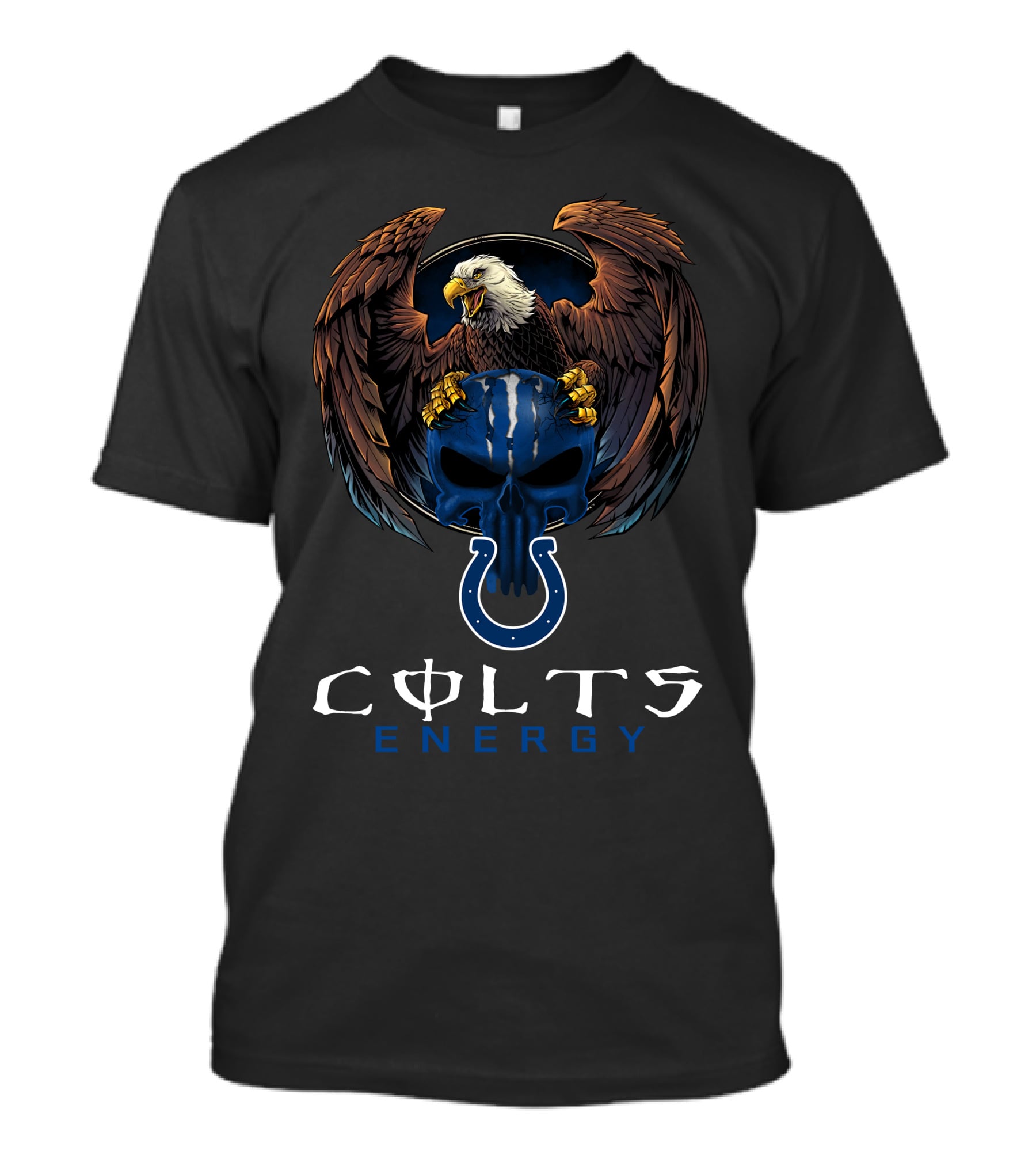 Colts Energy Eagle Skull T-Shirt