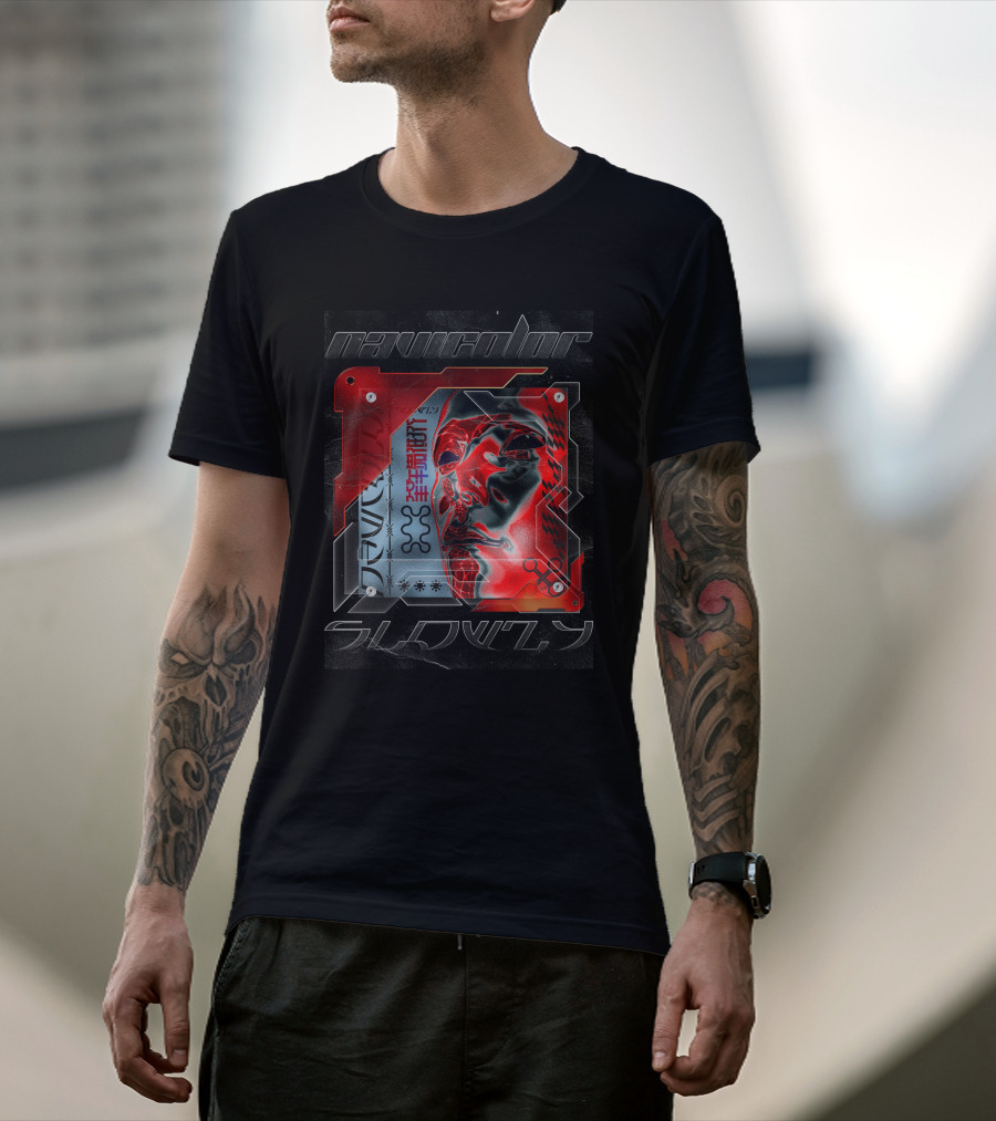 Navycolor Slowly Red Mask T-Shirt