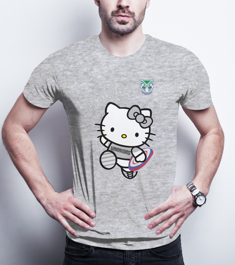 New Zealand Warriors Hello Kitty Rugby T-Shirt