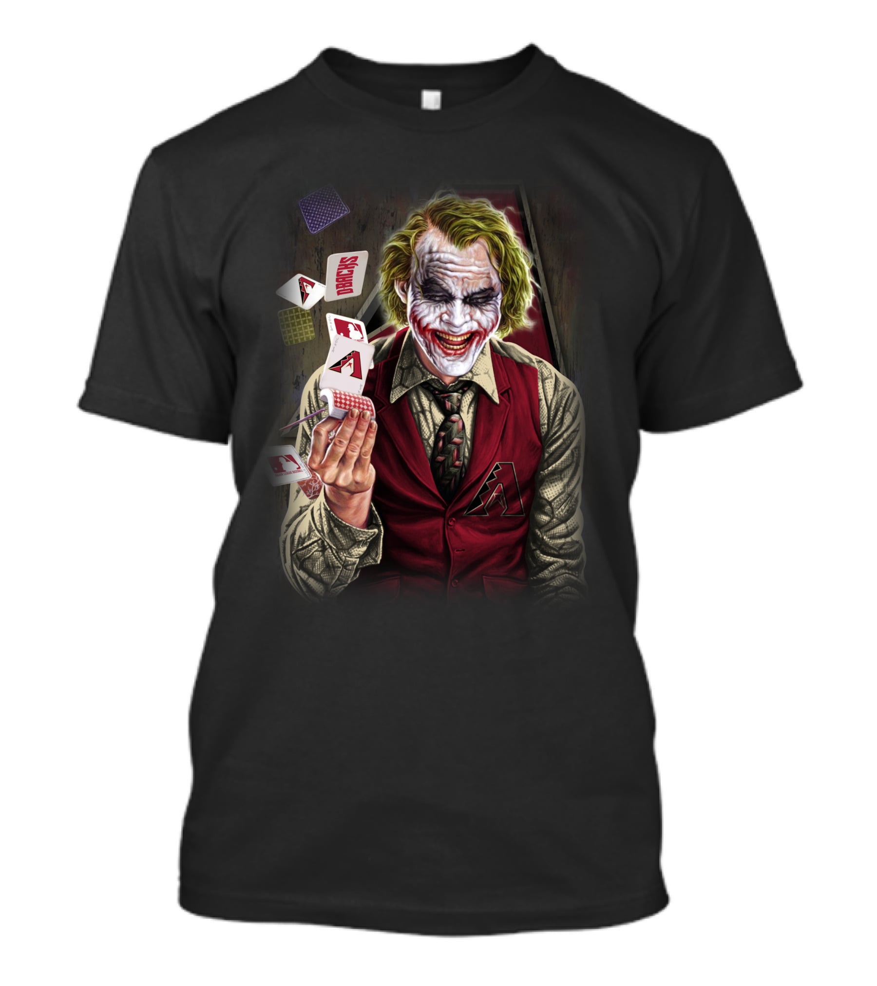 Arizona Diamondbacks Joker Playing Cards T-Shirt