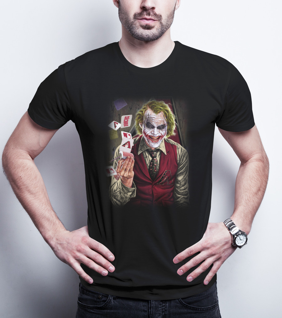 Arizona Diamondbacks Joker Playing Cards T-Shirt