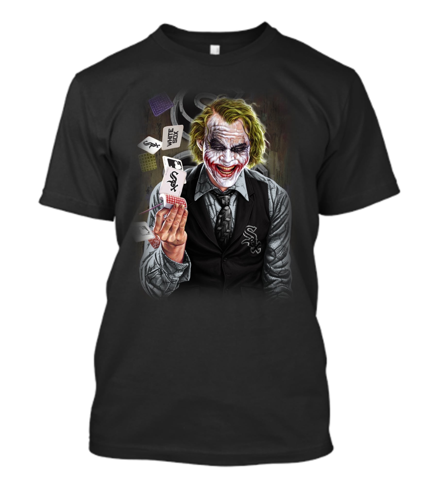 Chicago White Sox Joker Playing Cards T-Shirt
