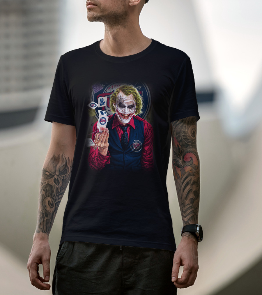 Minnesota Twins Joker MLB Playing Cards T-Shirt