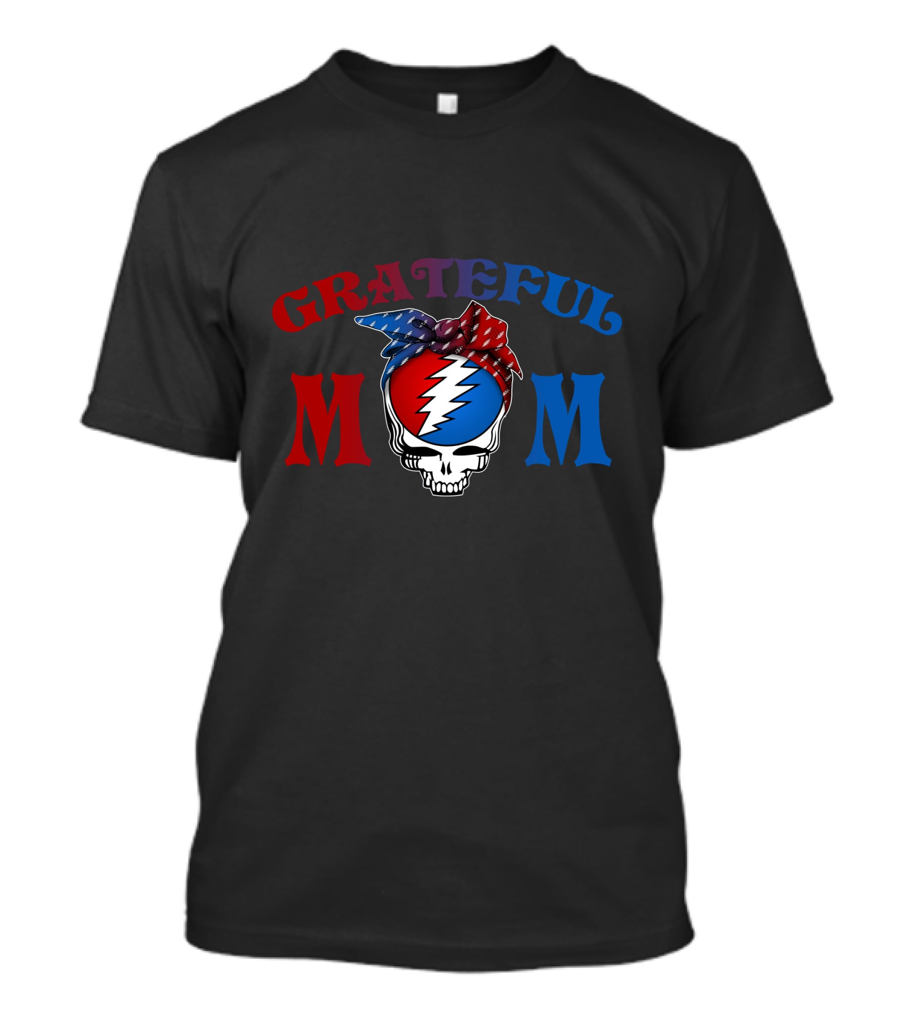 Grateful Dead Steal Your Face Skull Grateful Mom T-Shirt