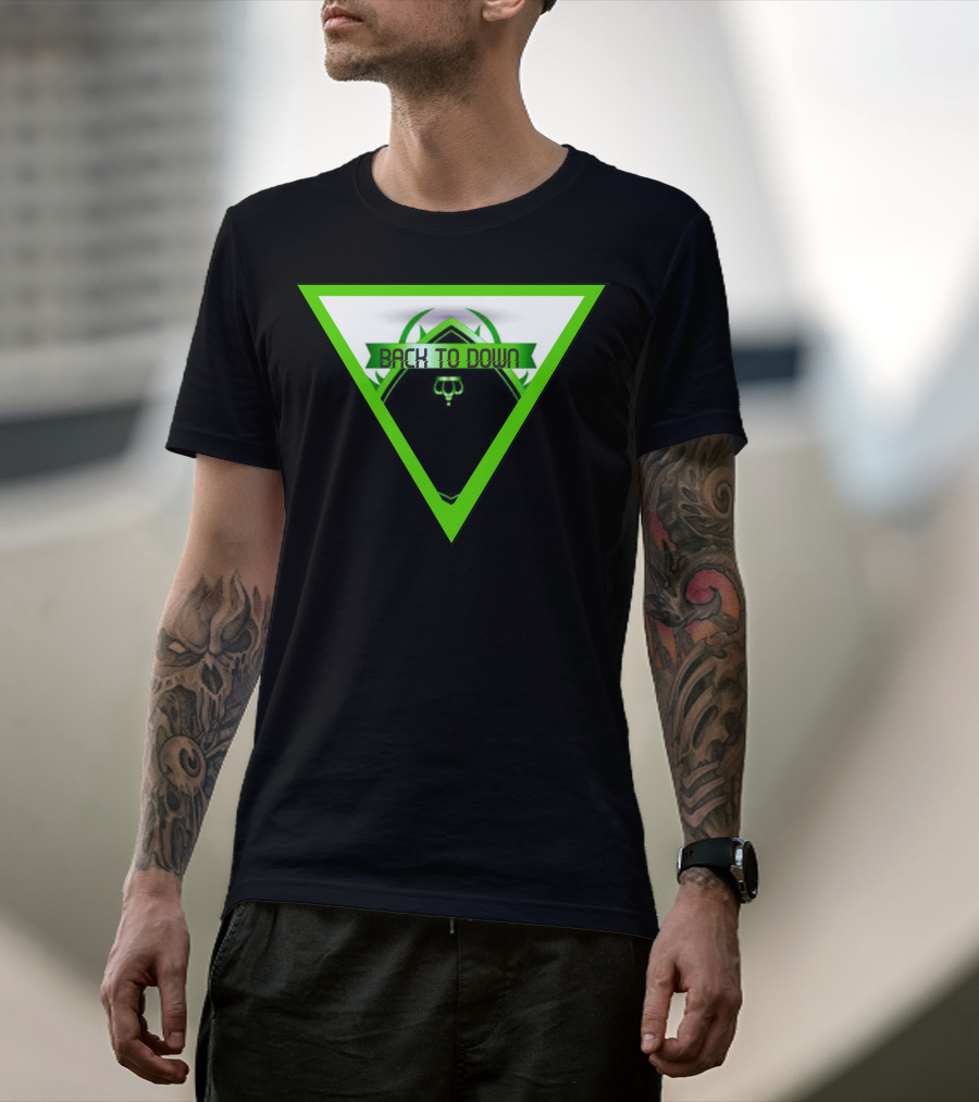 Back To Down Owl Triangle Emblem T-Shirt