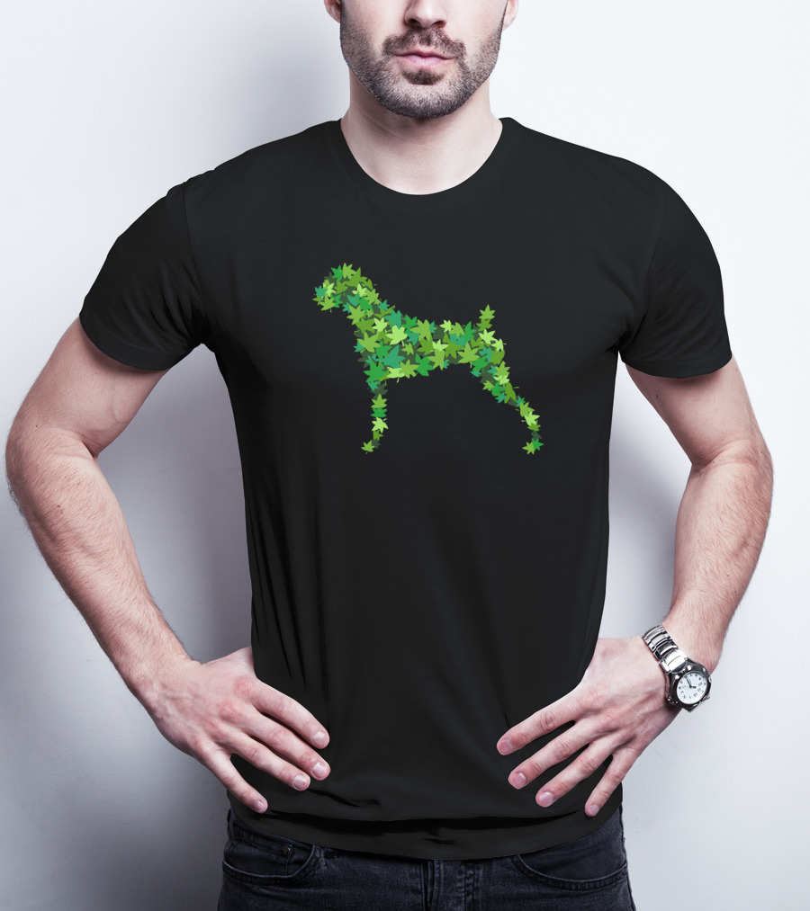 Boxer Dog Leaf T-Shirt