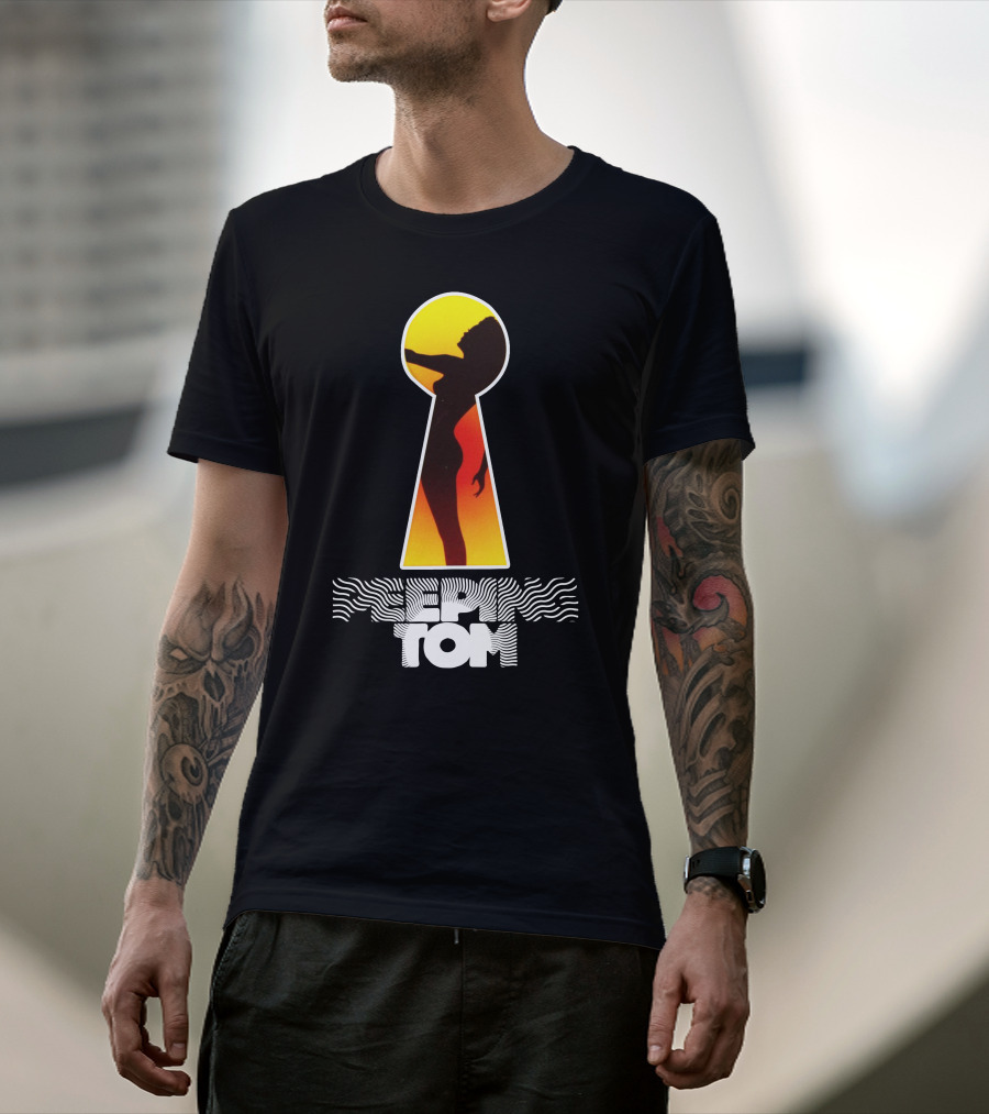 Peeping Tom 2006 Keyhole Silhouette Sunset T-Shirt