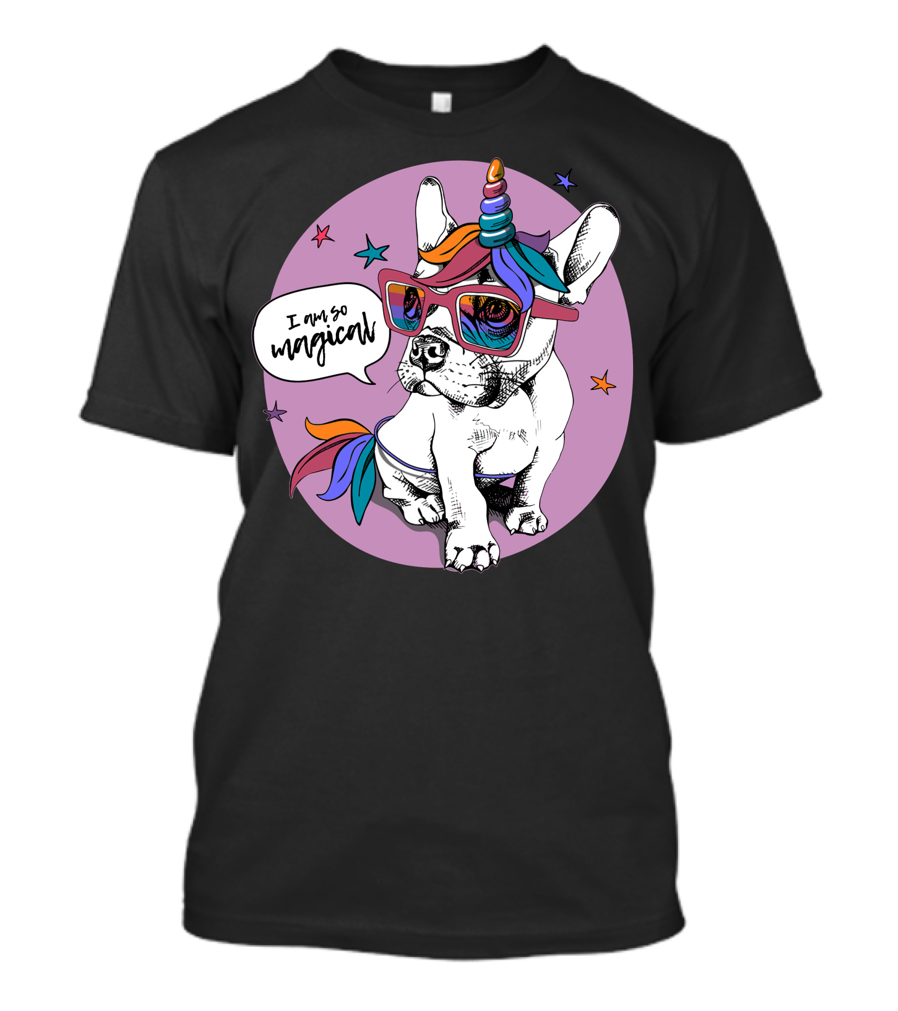 I Am So Magical Puppy Bulldog Unicorn T-Shirt