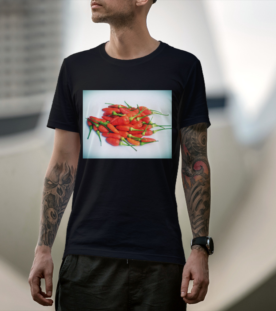 Red Chilli Peppers Abundance Hot And Spicy T-Shirt