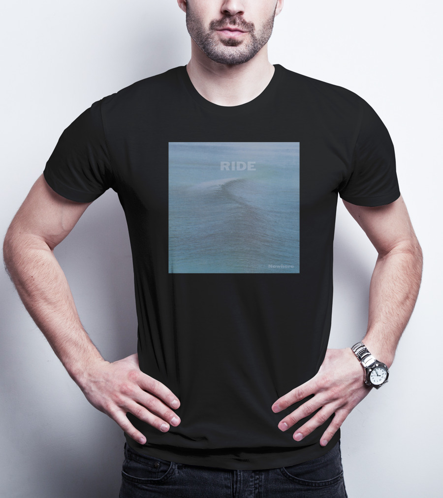 Ride Nowhere Album Cover Ocean Wave T-Shirt