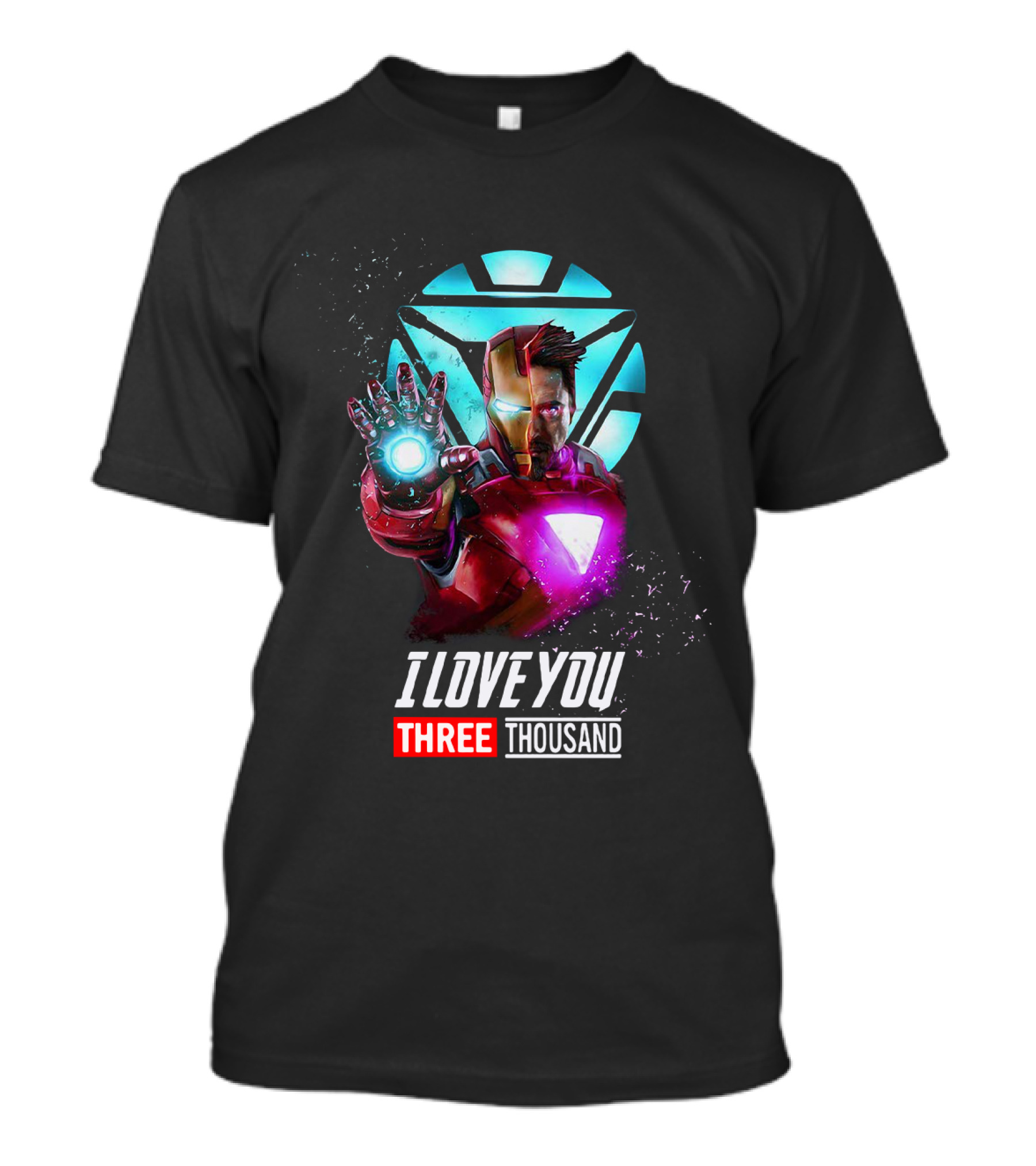 Avengers Iron Man I Love You Three Thousand Arc Reactor T-Shirt