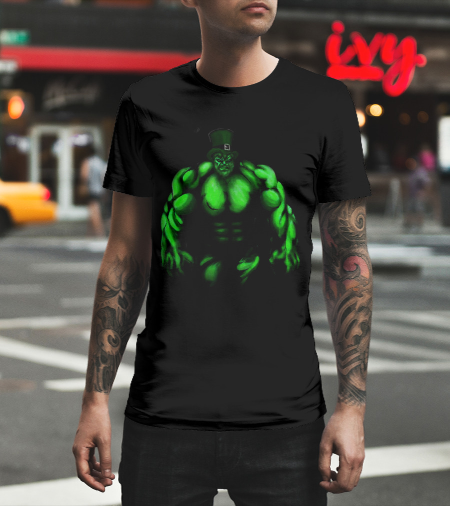 Hulk St Patrick's Day Green Leprechaun Hat T-Shirt