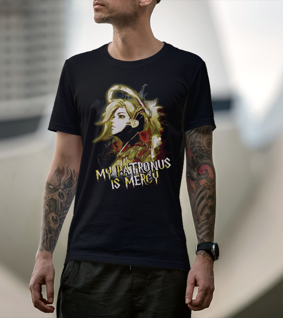 My Patronus Is Mercy Overwatch Gaming Character T-Shirt
