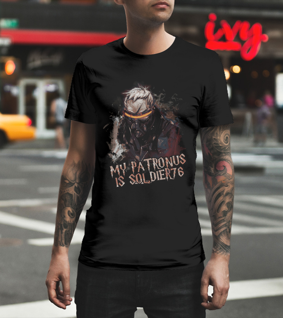 Game Overwatch Soldier76 My Patronus Is Soldier76 T-Shirt