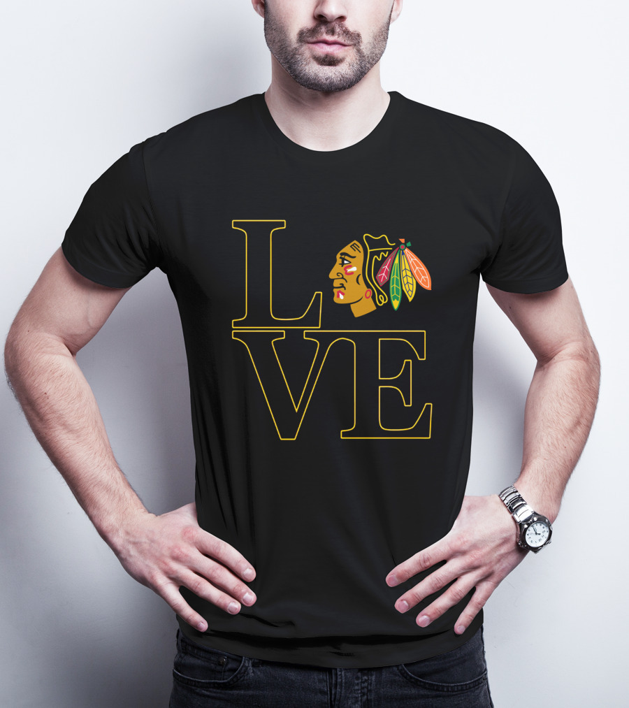 Love Chicago Blackhawks T-Shirt