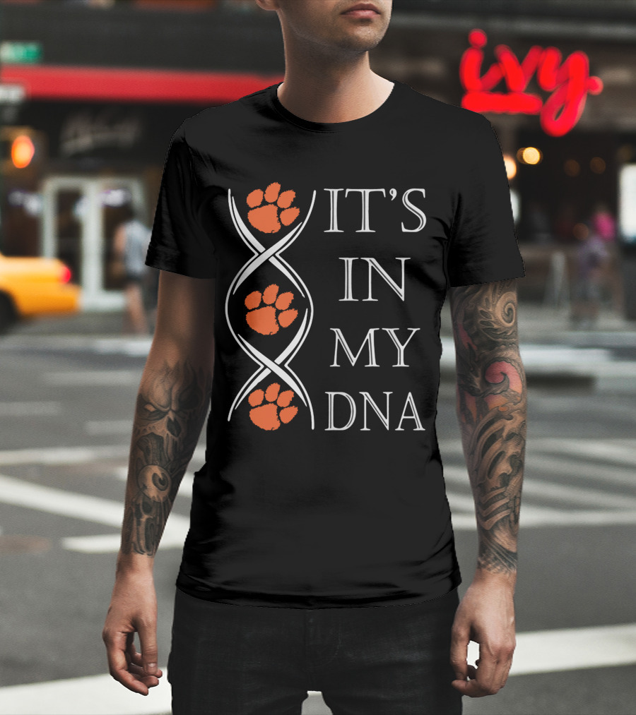 Clemson Tigers Football It's In My Dna T-Shirt