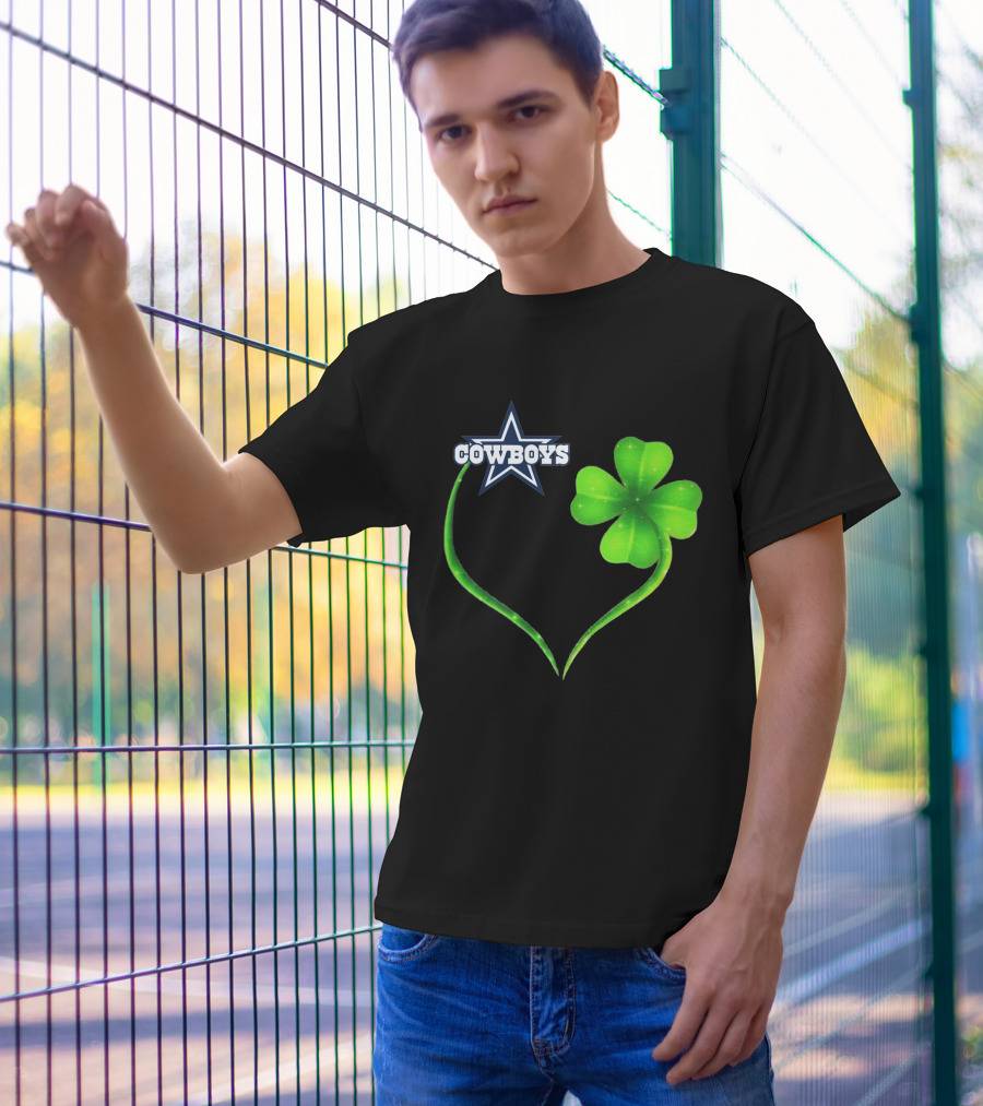 Cowboys Star Clover Heart T-Shirt