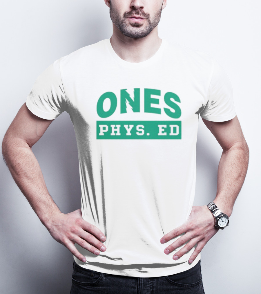 ONES Phys Ed Retro Sports Logo Vintage Gym T-Shirt