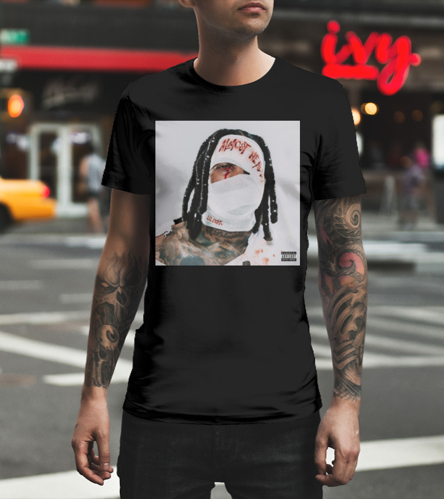Lil Durk Almost Healed Bandaged Face Album T-Shirt