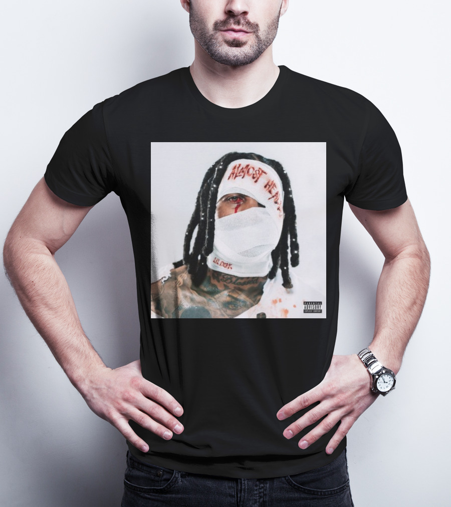 Lil Durk Almost Healed Bandaged Face Album T-Shirt