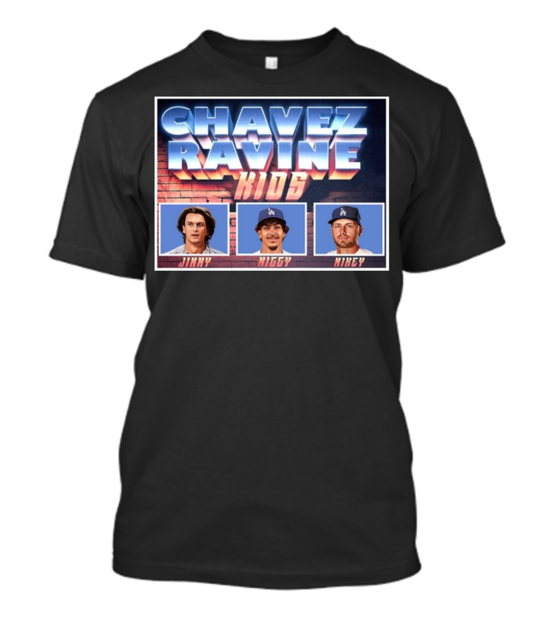 CHAVEZ RAVINE KIDS JIMMY MIGGY MIKEY T-Shirt