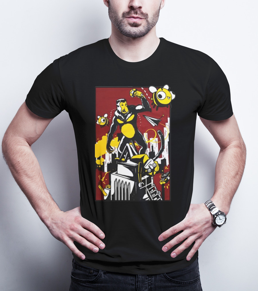 Ttt Duncan X Osie King Kong Parody With Bees And Building T-Shirt