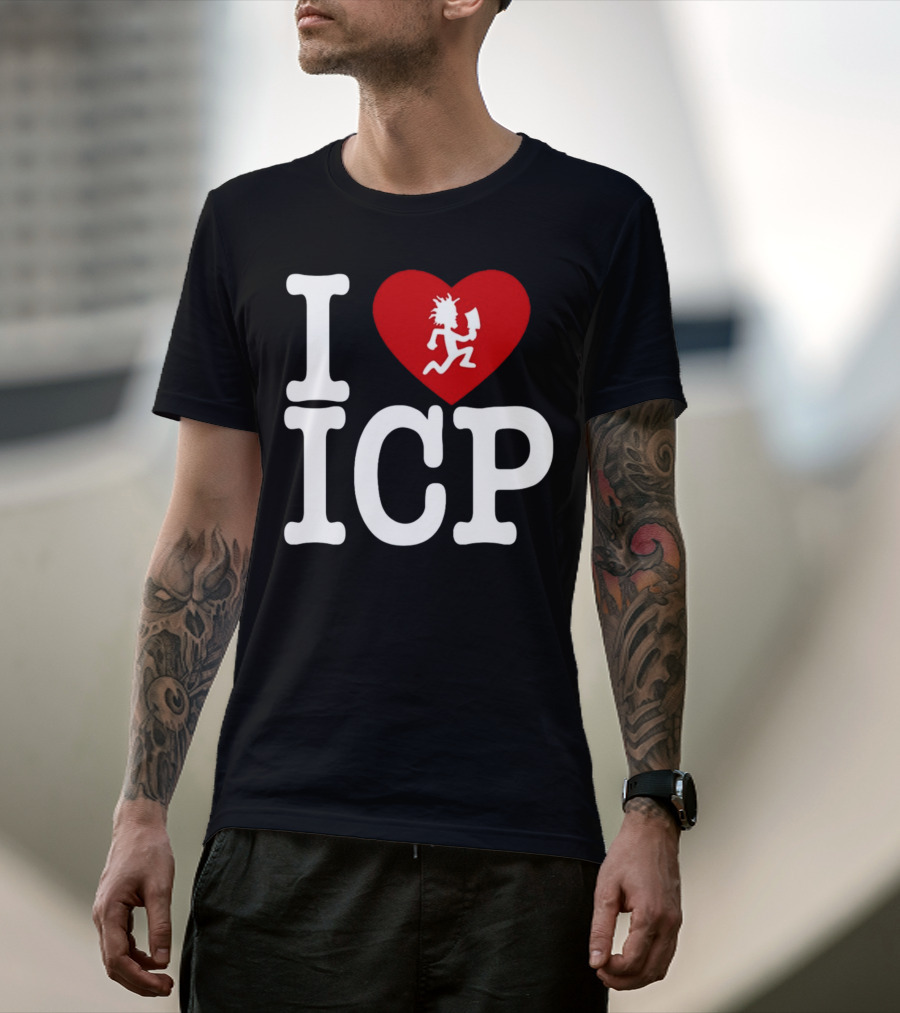 I Heart ICP Hatchetman Red Heart Iconic T-Shirt