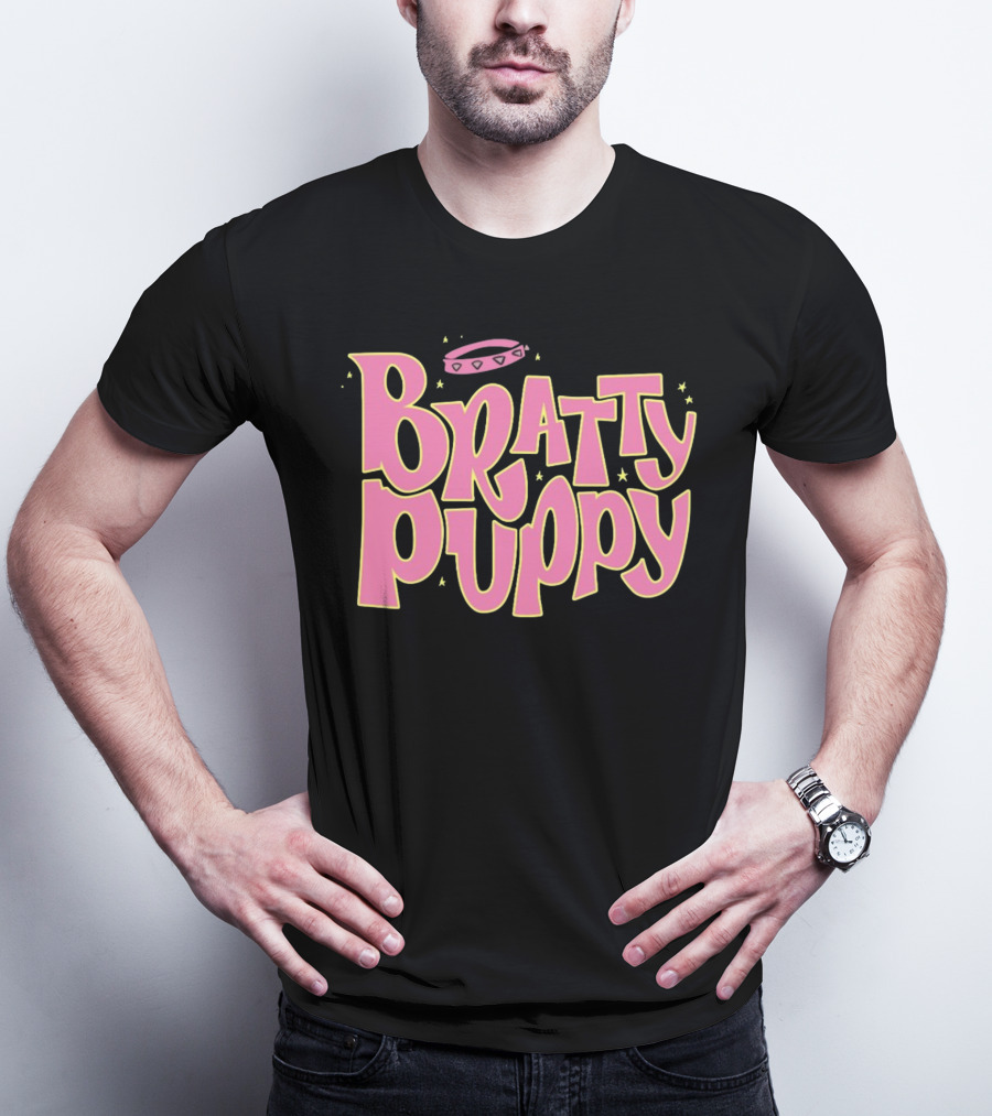 Bratty Puppy Amp Of Watts Safeword Halo Collar T-Shirt