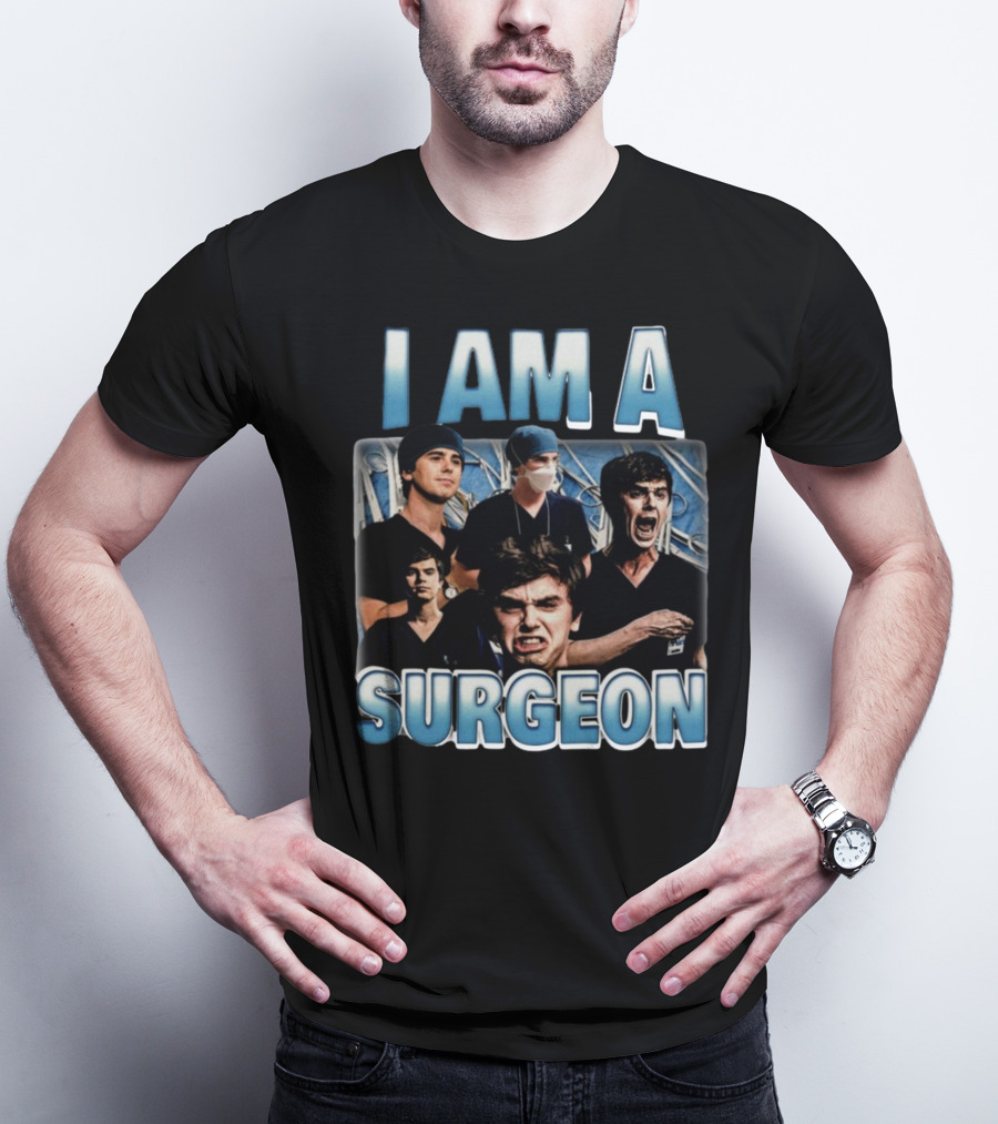 I Am A Surgeon Collage Featuring Multiple Emotions T-Shirt