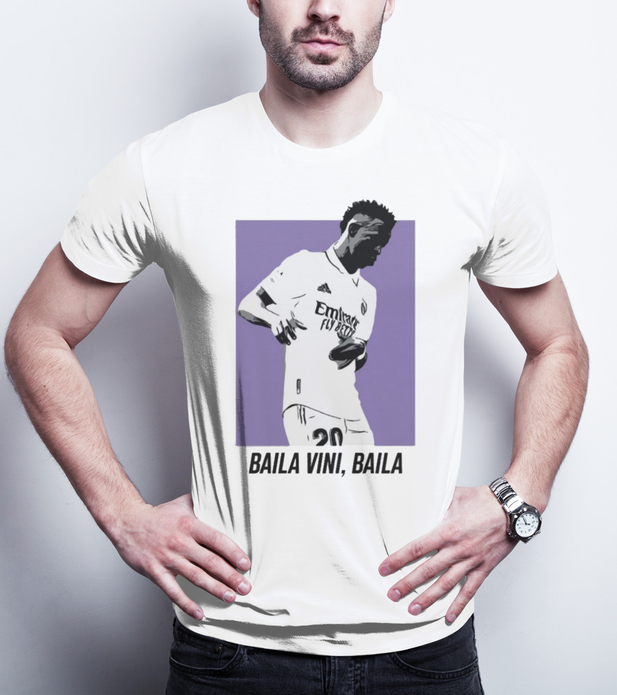 Club1863 Baila Vini Baila Real Madrid Football T-Shirt