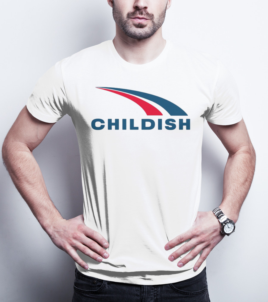 Childish Turbo Red Blue Twist T-Shirt