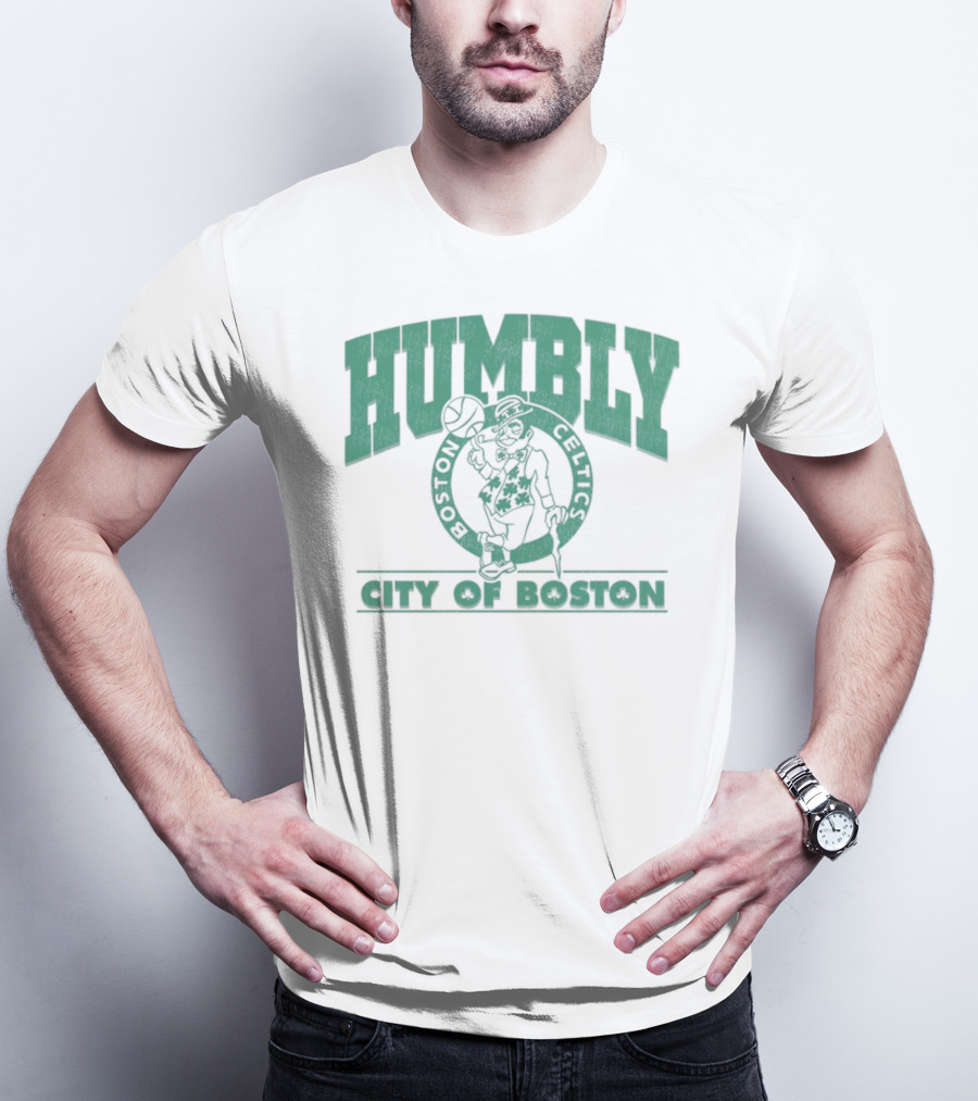 Humbly Boston Celtics City Of Boston Jayson Tatum T-Shirt