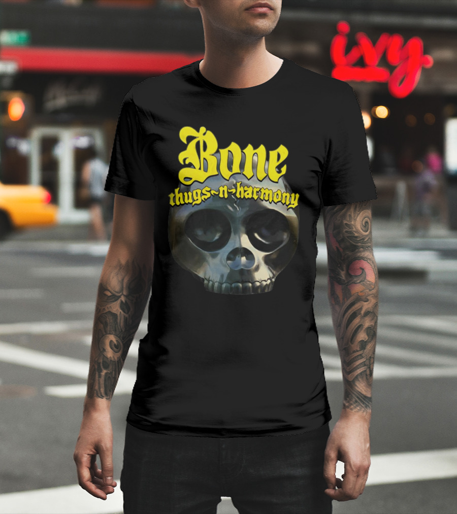 Bone Thugs-N-Harmony Skull Logo Thuggish Ruggish T-Shirt