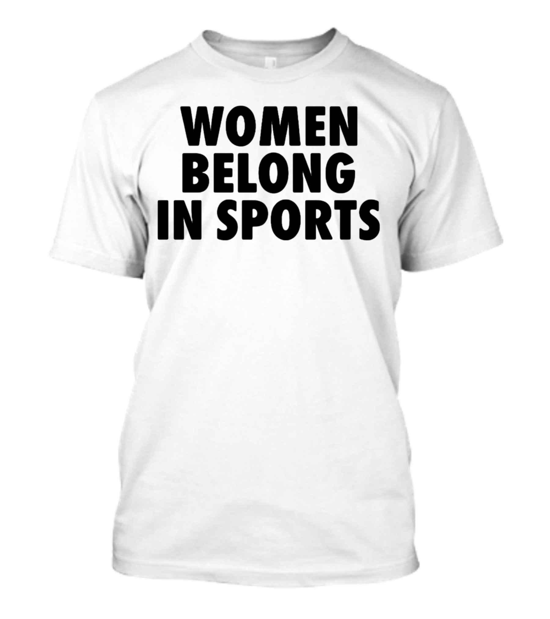 Jomboy Media Women Belong In Sports Empowerment Message T-Shirt