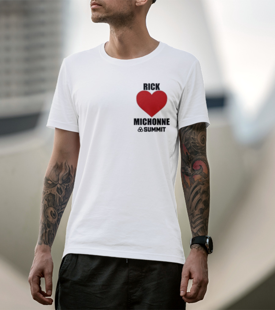 Rick Love Michonne Heart Symbol TWD Summit T-Shirt