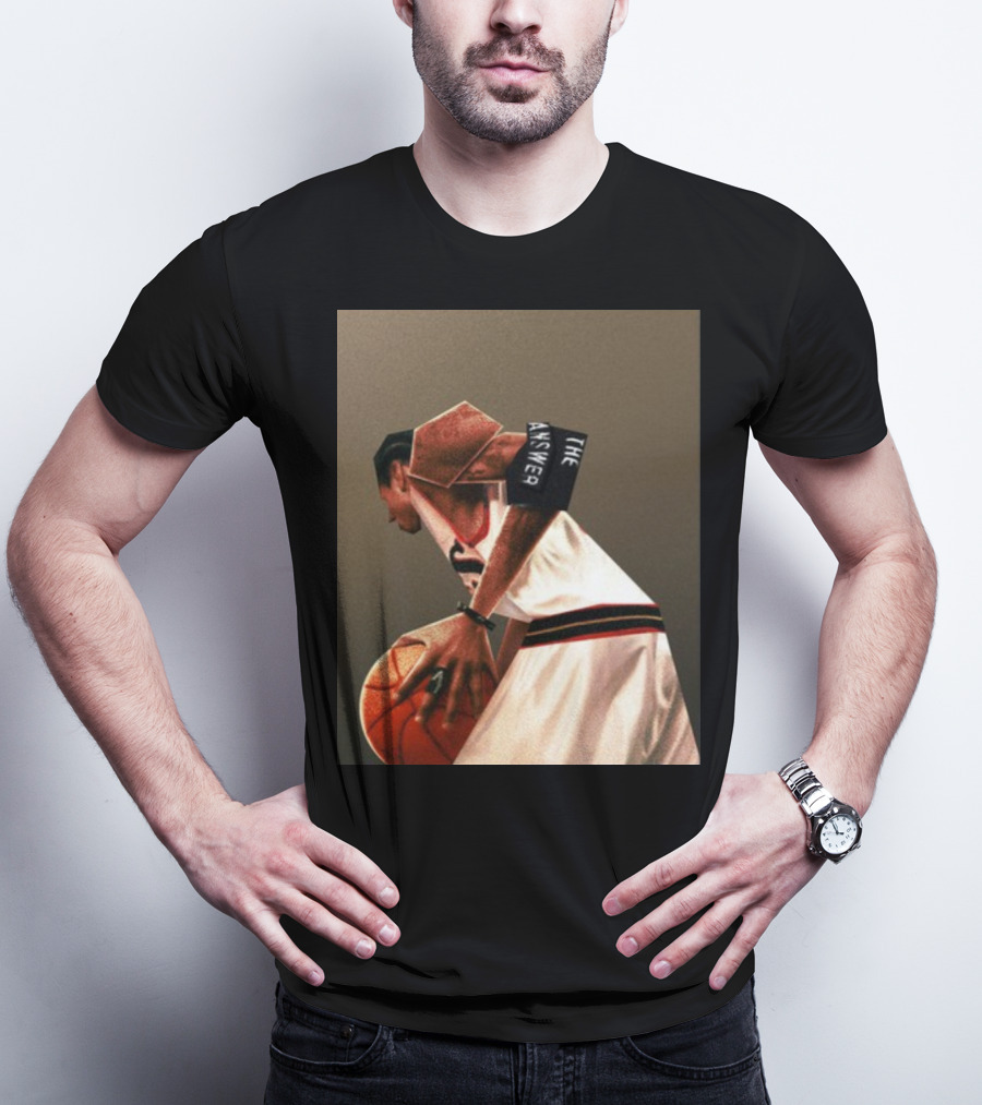The Answer Allen Iverson Abstract Basketball T-Shirt