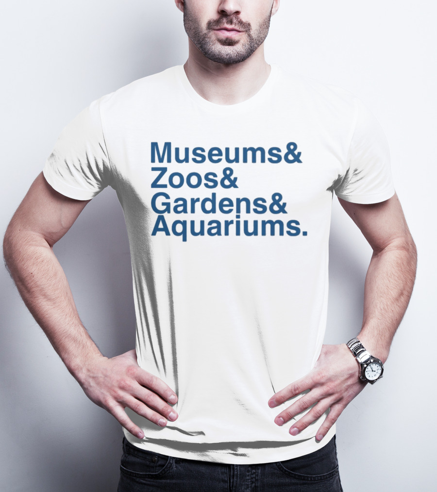 Museums And Zoos And Gardens And Aquariums Team Encurate T-Shirt