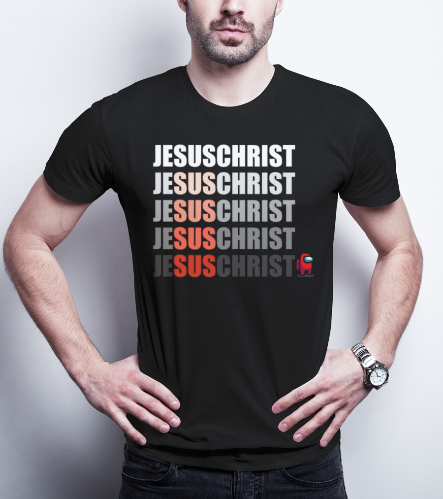 Jesus Christ Sus Among Us Meme T-Shirt