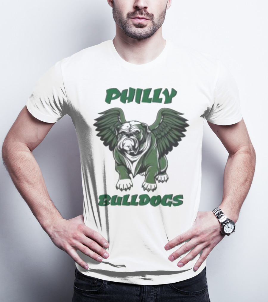 Philly Bulldogs Georgia Bird Dawgs Philadelphia Eagles Bulldogs T-Shirt
