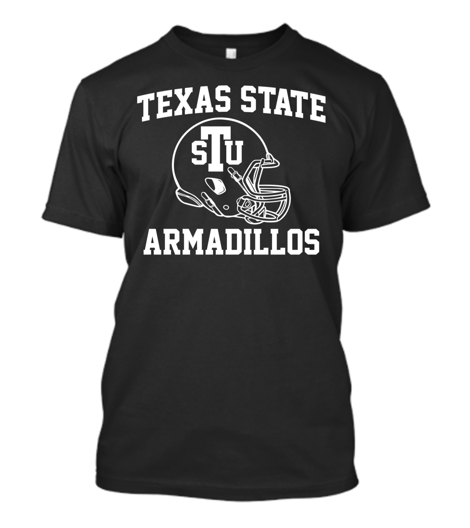 Texas State STU Armadillos Football Helmet T-Shirt